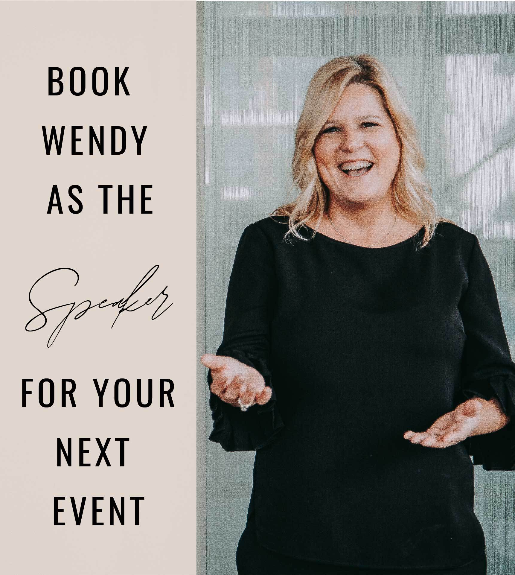 Speaking – Wendy Knipp